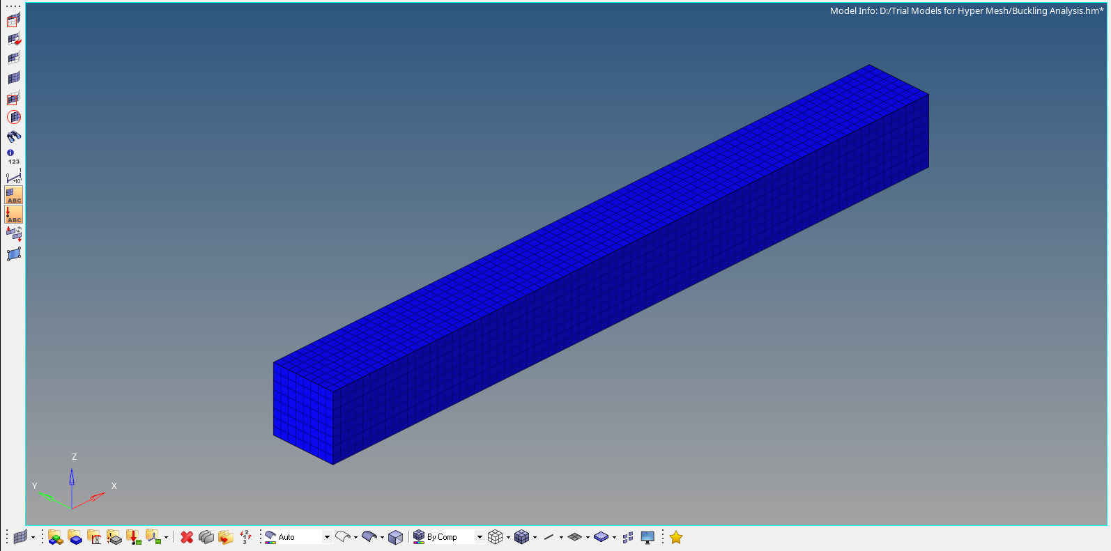 Simple Buckling Analysis – hypermeshbasictoadvanced.in