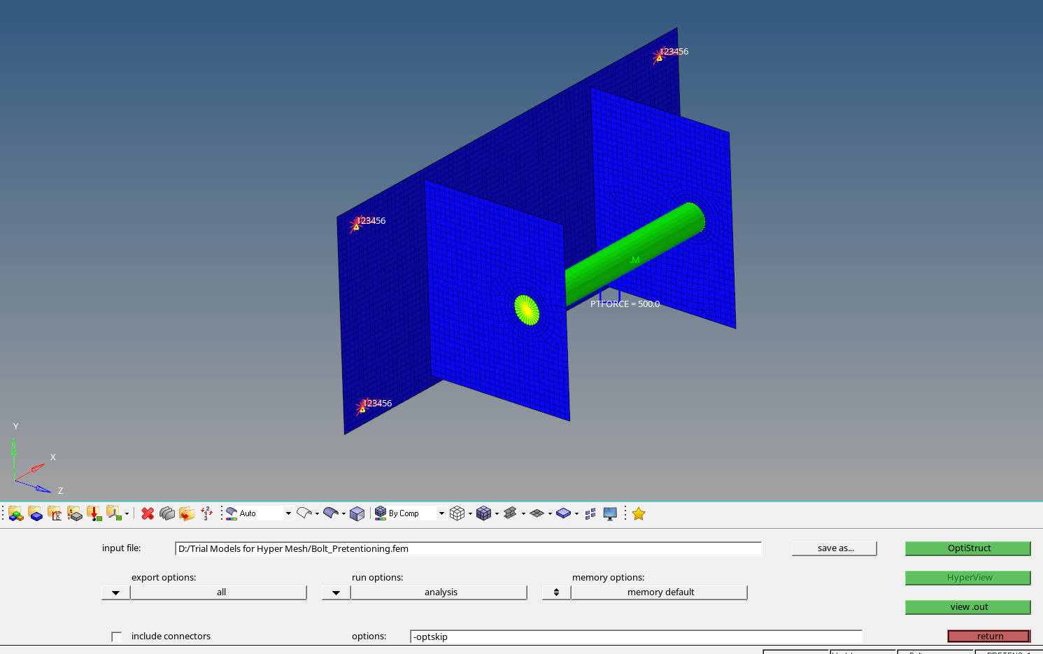 Bolt Pretension Simplified – hypermeshbasictoadvanced.in